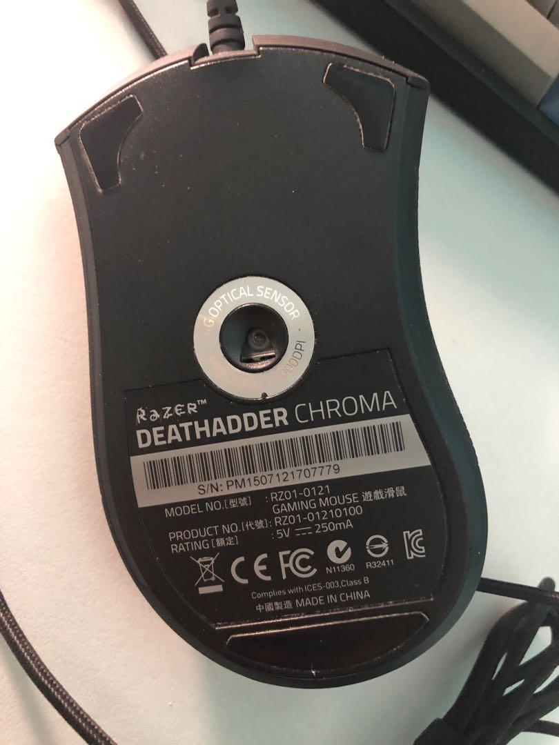 Razer Deathadder Chroma, Computers & Tech, Parts & Accessories ...