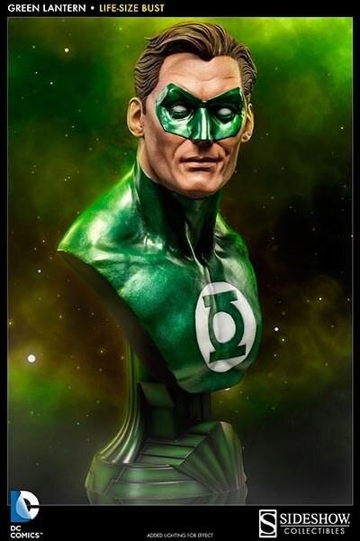 SIDESHOW Bust, Batman Life Size Bust , Green Lantern Life Size Bust ...