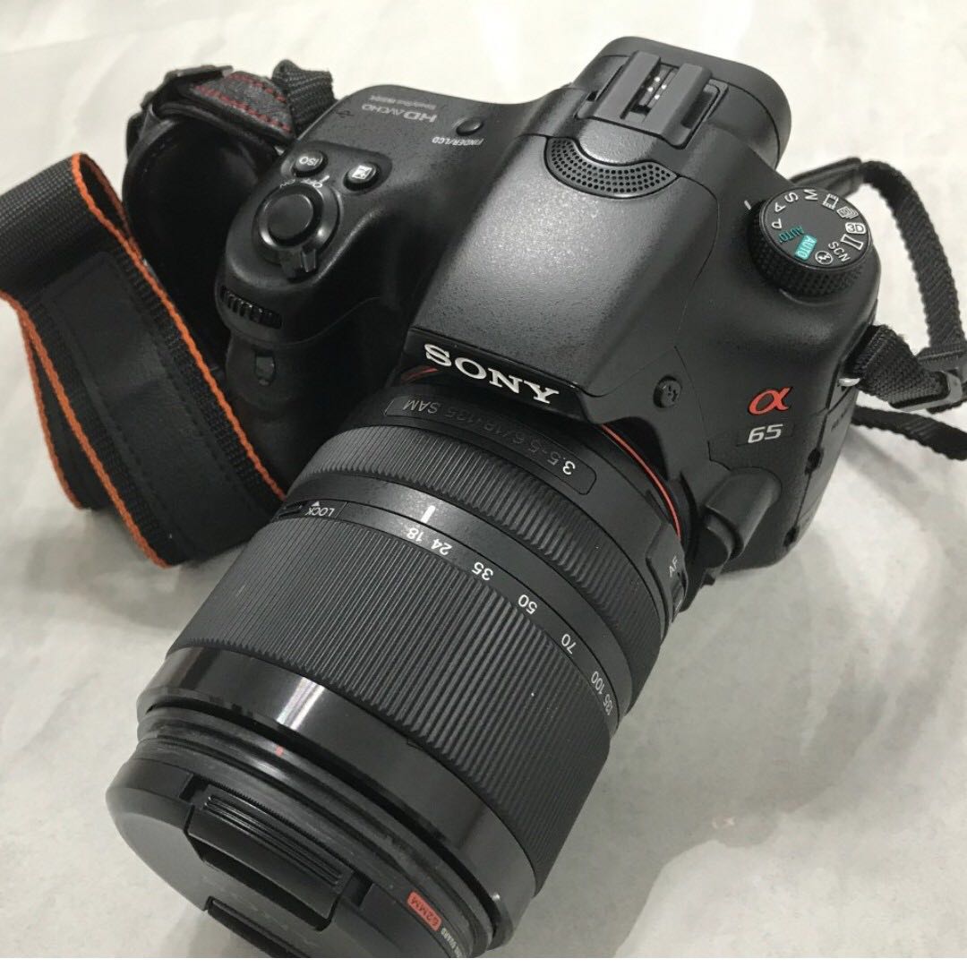 SONY DSLR A65 MINT CONDITION Complete Set, Photography, Cameras on ...