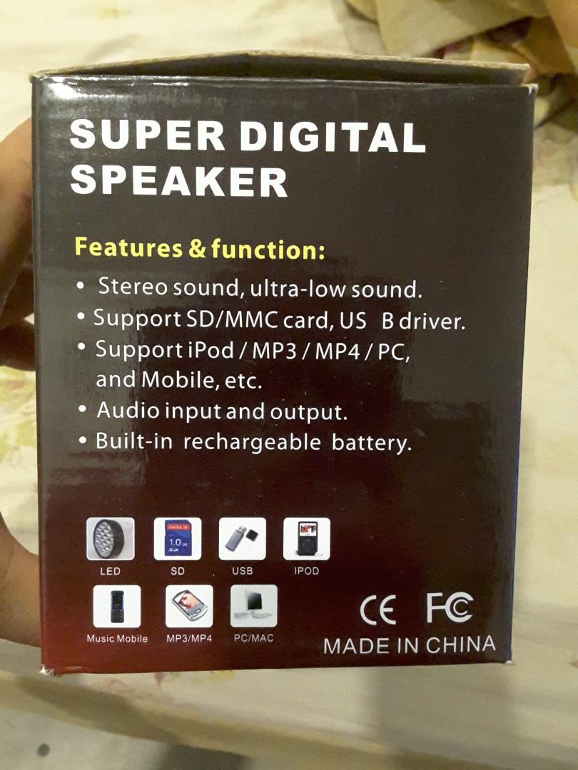 Torch light with music player, Furniture & Home Living, Lighting & Fans ...