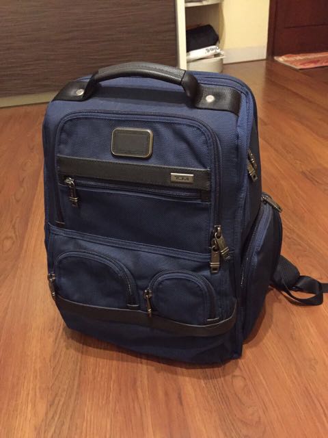 Tumi Alpha Bravo Backpack Authentic Original, Fesyen Pria, Tas & Dompet , Ransel di Carousell