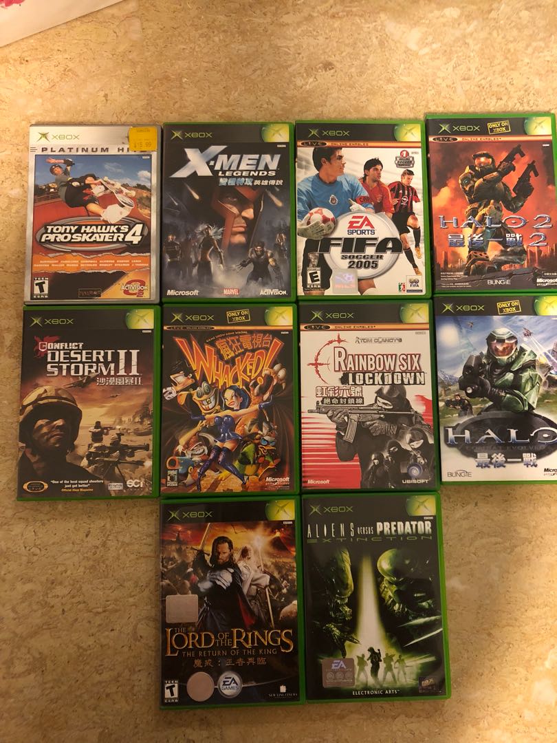 Xbox First Gen Games, Video Gaming, Video Games, Xbox on Carousell