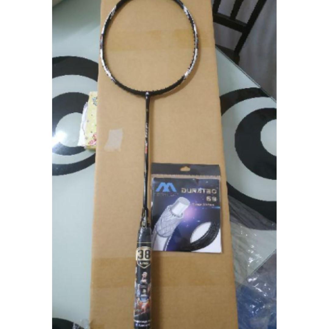 Apacs Edge Saber 10 Black/ White Original Racket !, Sports Equipment ...