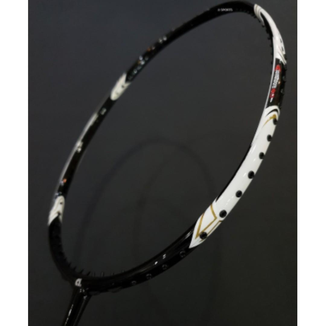 Apacs Edge Saber 10 Black/ White Original Racket !, Sports Equipment ...