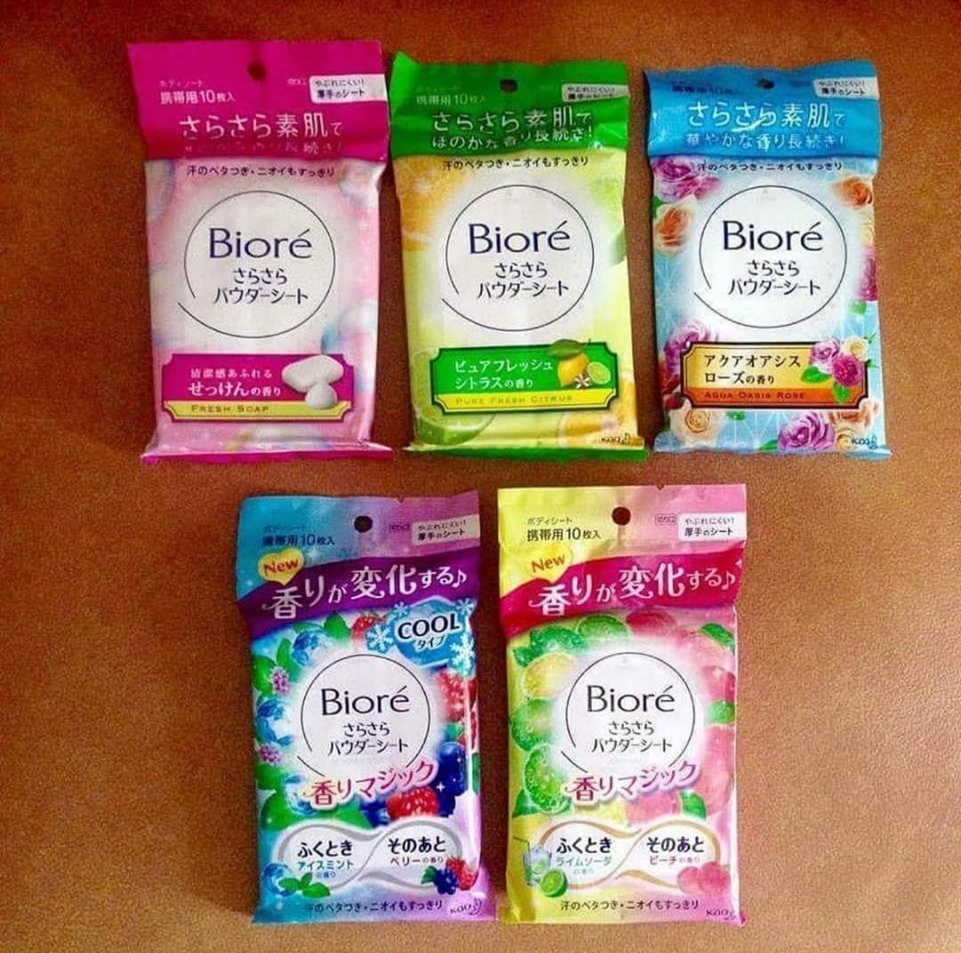Biore Powder Sheet, Beauty & Personal Care, Face, Face Care on Carousell
