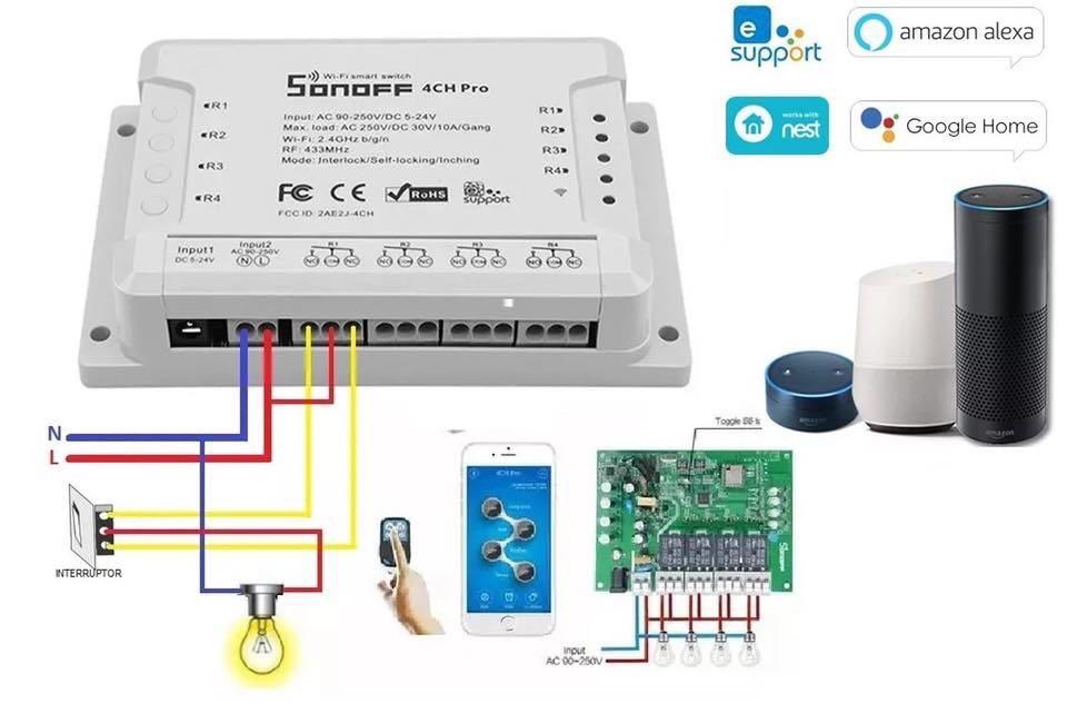 Brand New - Sonoff 4CH PRO R2 Smart Home Wifi Switch going @ $15 each only!, TV & Home ...