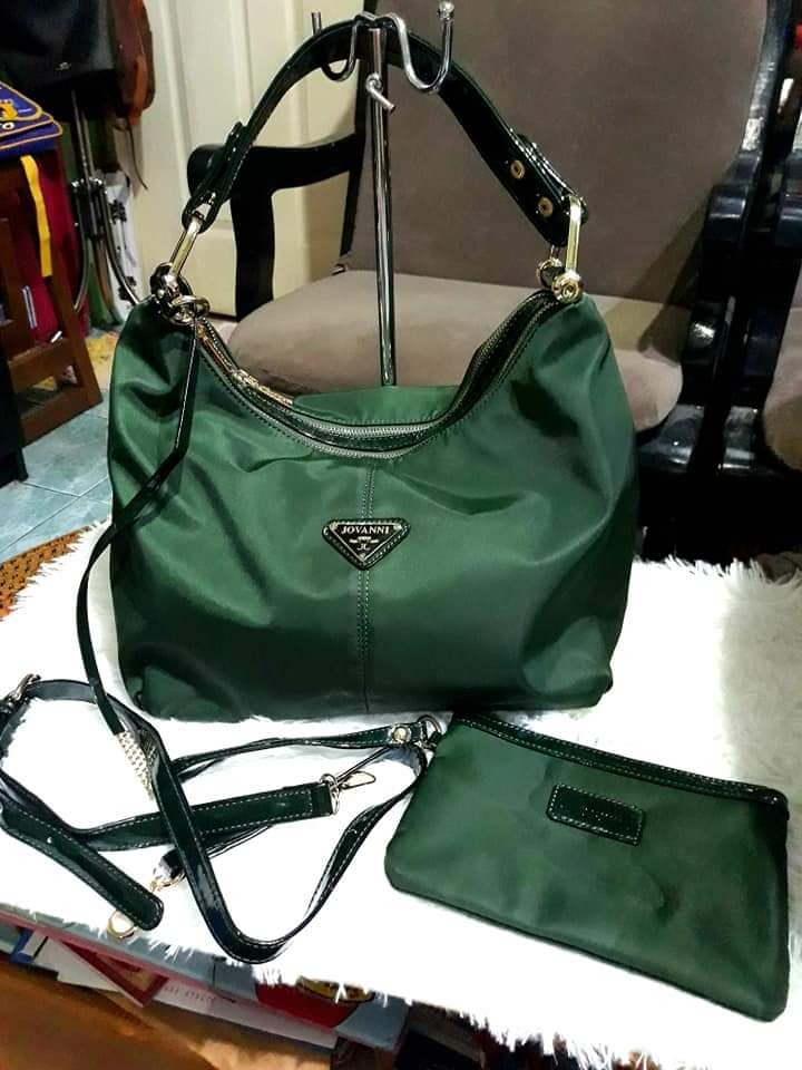 Brand new Jovanni two way bag with pouch, Luxury, Bags & Wallets on ...