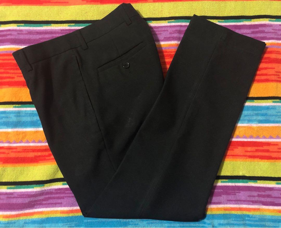 Chancellor 9000 Slim Fit Black Pants size 27, Men's Fashion, Bottoms ...