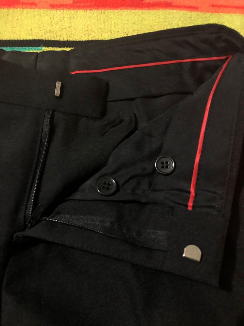 Chancellor 9000 Slim Fit Black Pants size 27, Men's Fashion, Bottoms ...