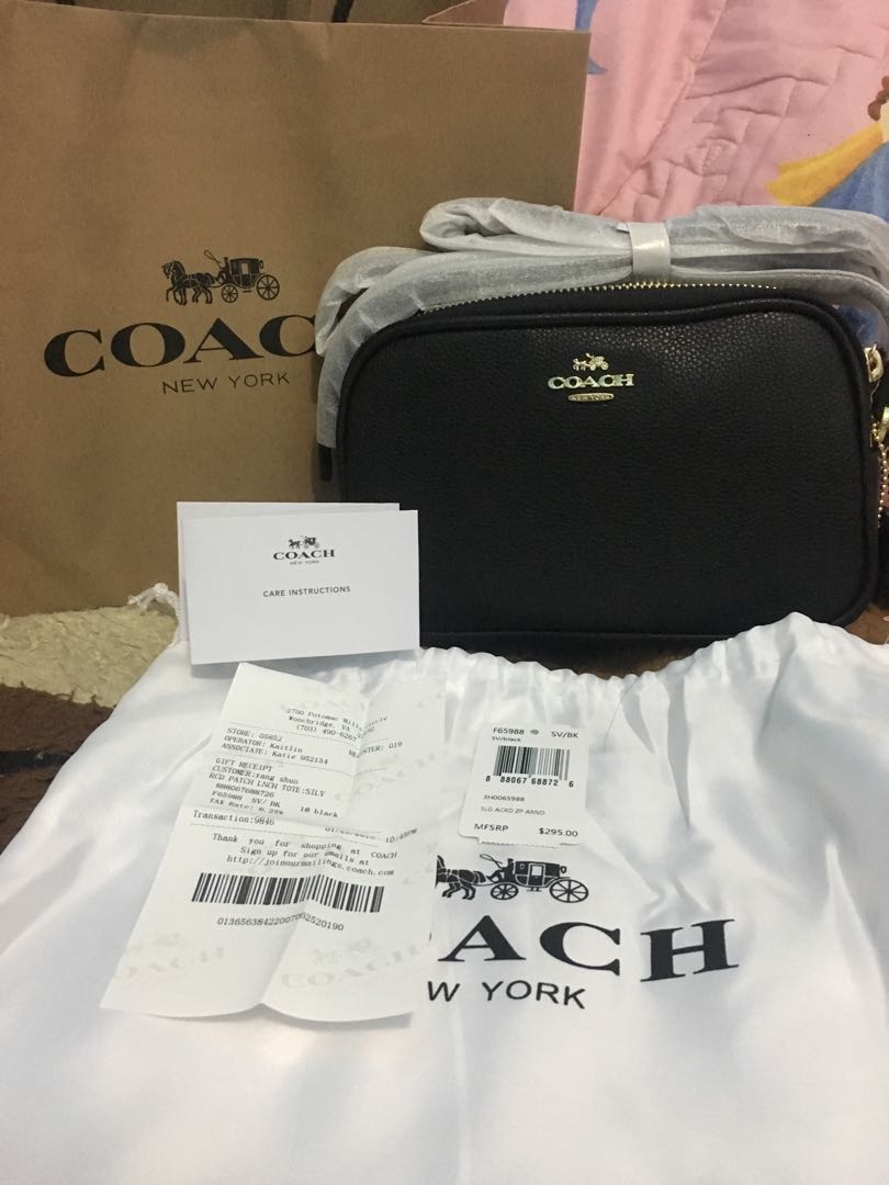 Coach sadie crossbody clutch, Barang Mewah, Tas & Dompet di Carousell