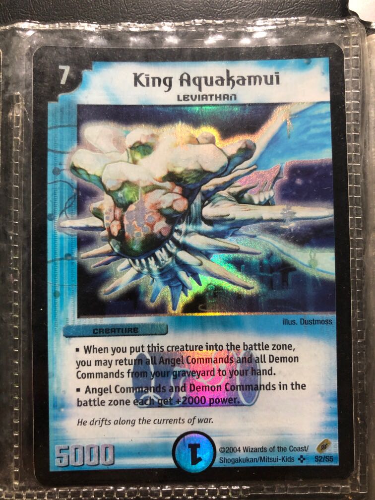 Duel Masters Foils: Water; King Aquakamui, Hobbies & Toys, Toys & Games ...