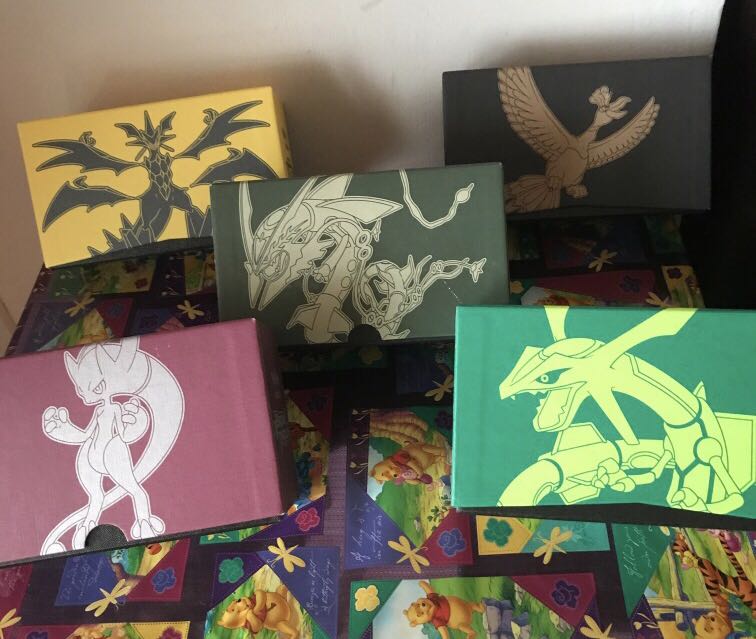 Empty Pokemon Trainer box, Toys & Games, Board Games & Cards on Carousell