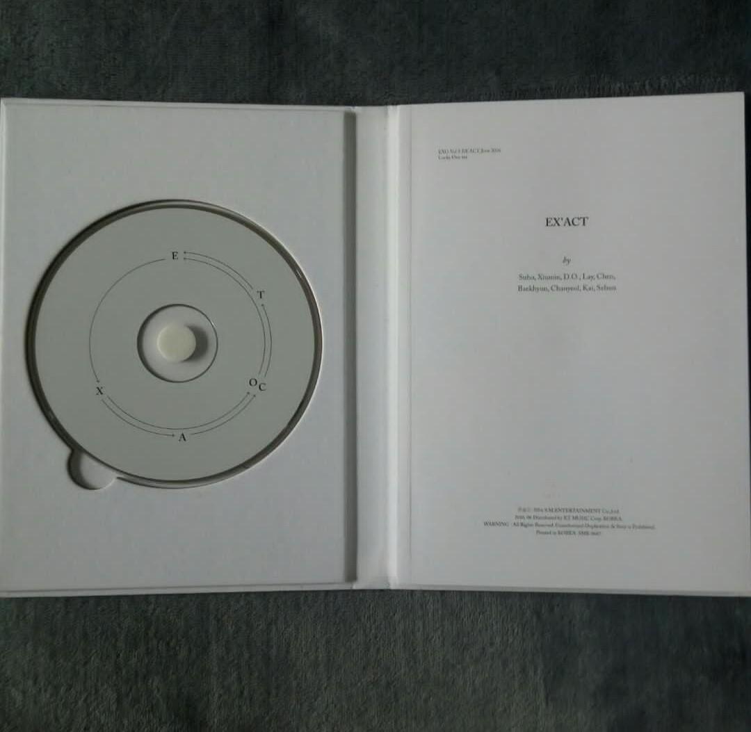 EXO EX'ACT Album, Hobbies & Toys, Memorabilia & Collectibles, K-Wave on ...
