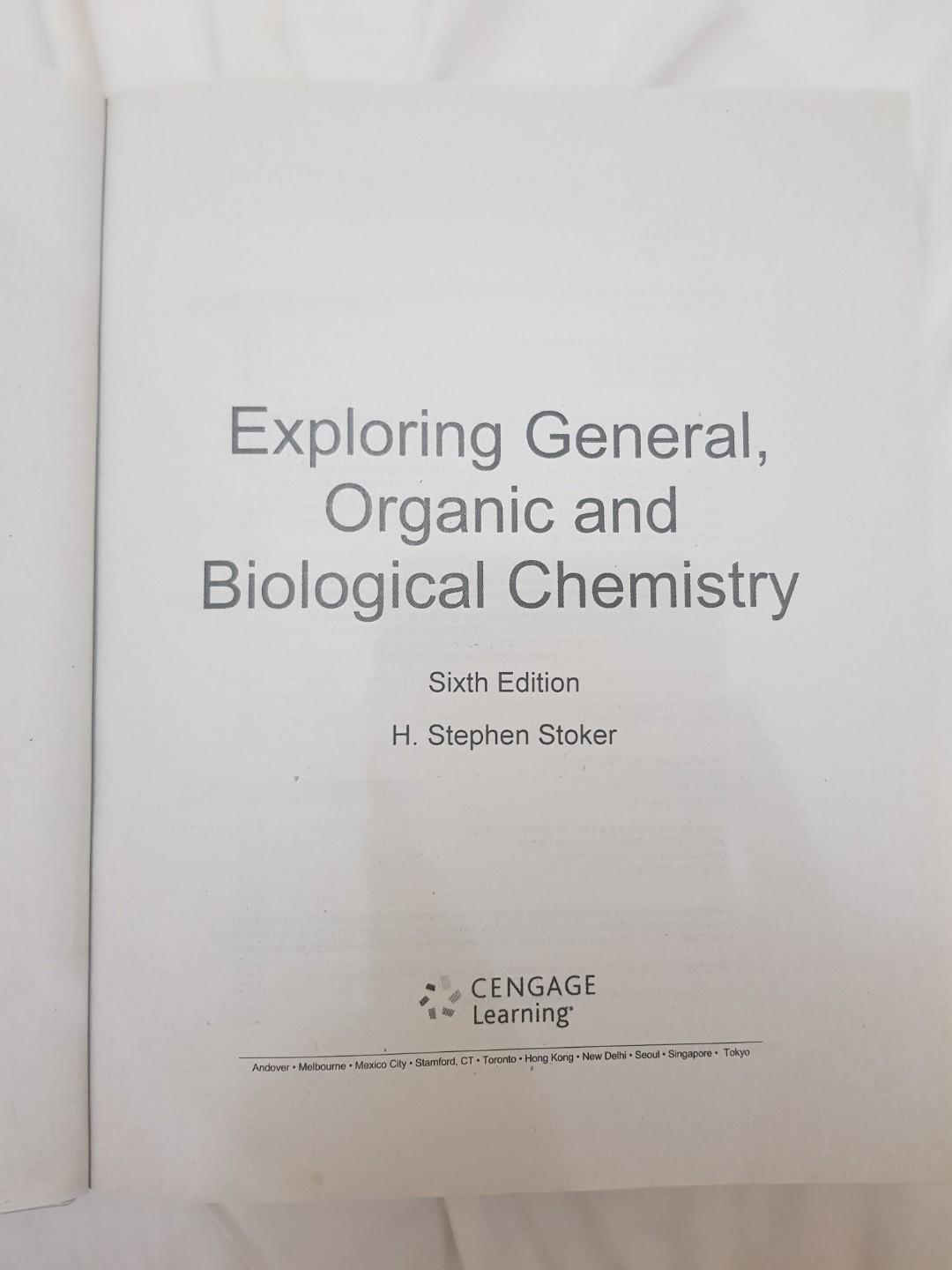 Exploring General, Organic, and Biological Chemistry (6th ed) - Stephen ...