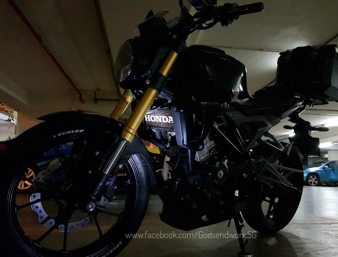 Honda CB150R Custom Radiator Guardby Godsendworx, Motorcycles ...