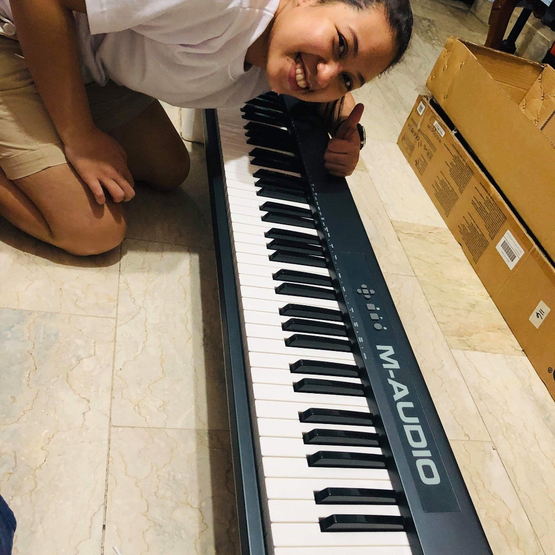 M-AUDIO KEYSTATION 88 II | 88-KEY USB MIDI KEYBOARD CONTROLLER, Hobbies ...