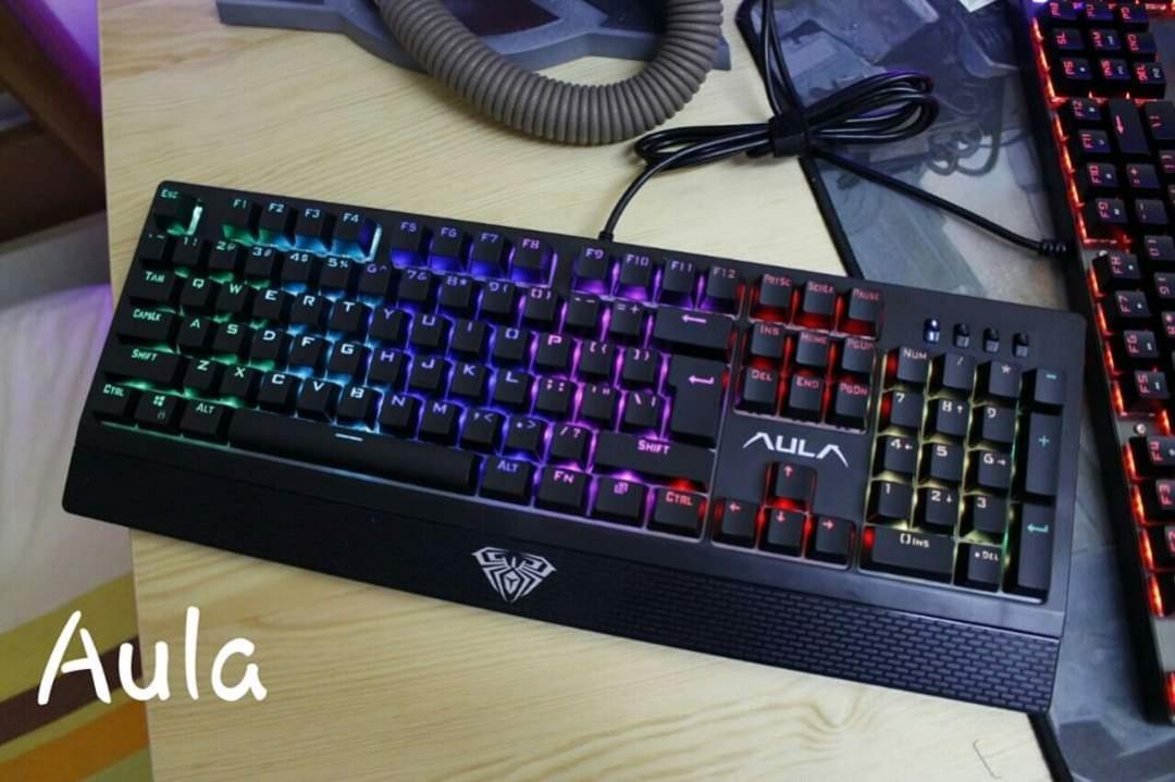 Mechanical Keyboard Aula Wings of Liberty, Computers & Tech, Parts ...