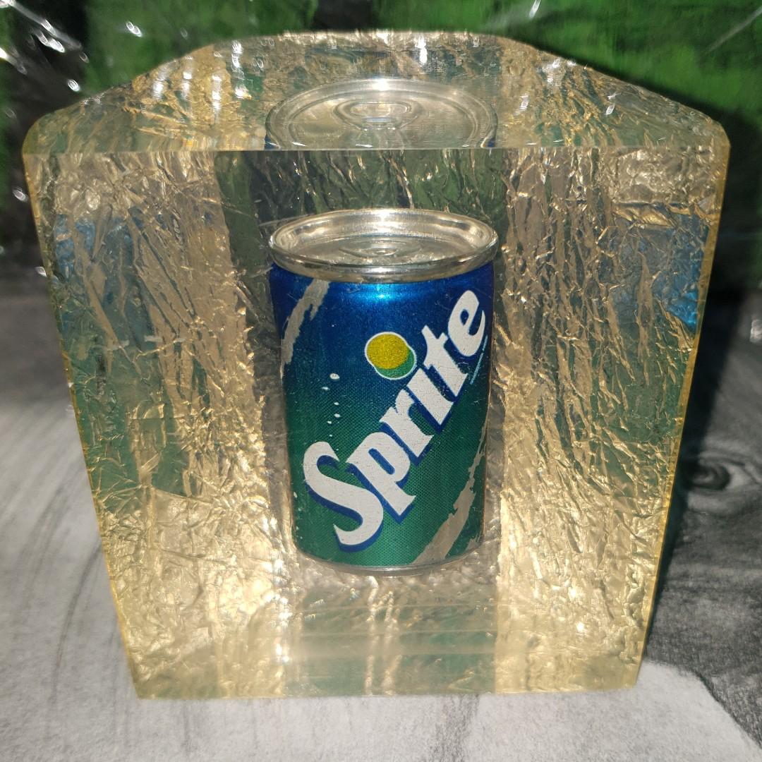 Miniature Sprite Can encased in Lucite (High quality acrylic), Hobbies ...