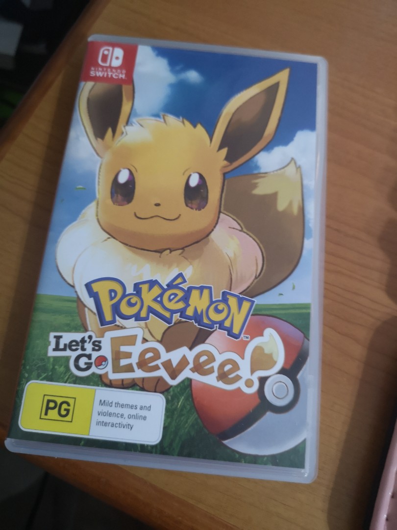Pokemon let's go eevee switch game, Video Gaming, Video Games, Nintendo ...