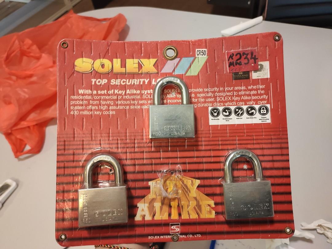 SOLEX Quality LOCK set, Everything Else, Others on Carousell