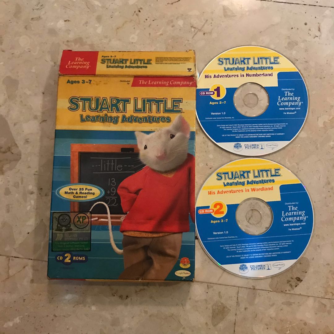 Stuart Little Learning Adventures. CD rom - PC, Hobbies & Toys, Toys ...