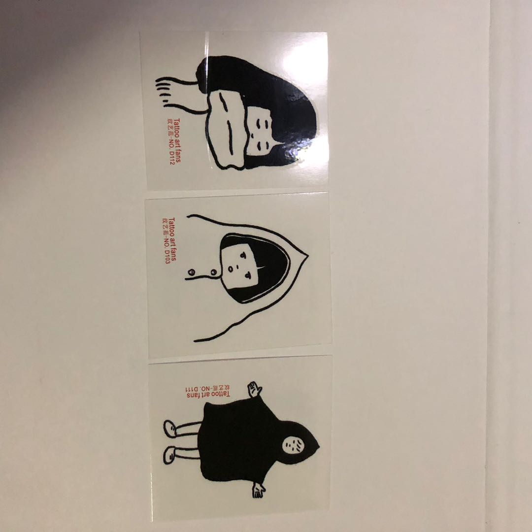 temporary fake tattoo stickers ulzzang kids, Hobbies & Toys, Stationery ...