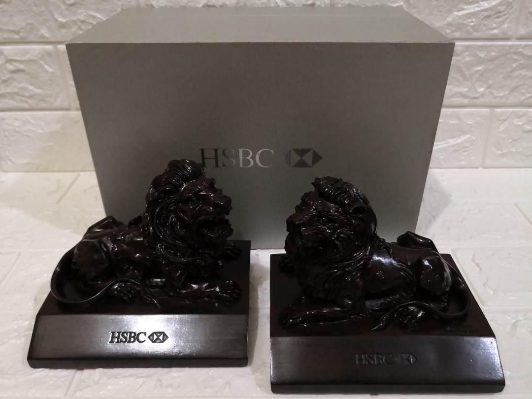 Vintage hsbc lion figurine, Hobbies & Toys, Collectibles & Memorabilia ...