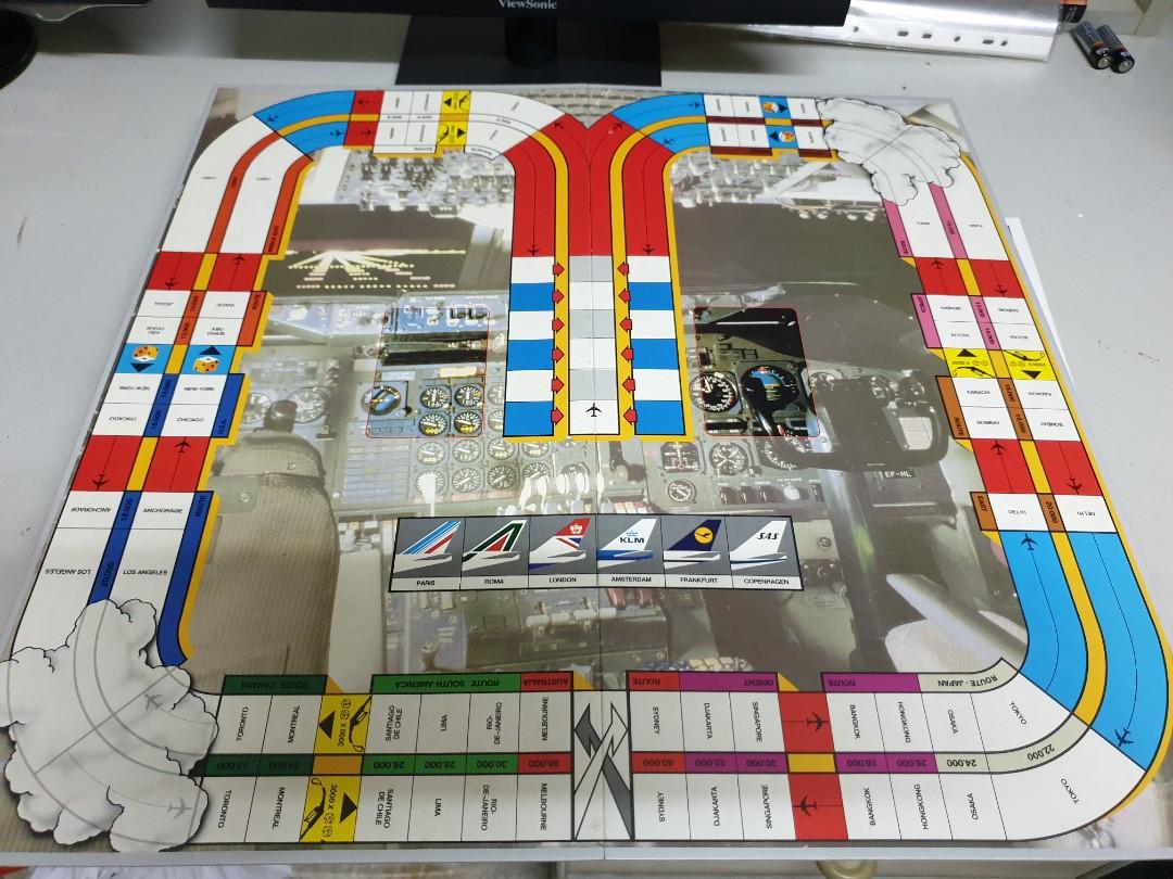 Vintage Jumbo Jet Board Game in Very Good Condition, Hobbies & Toys ...