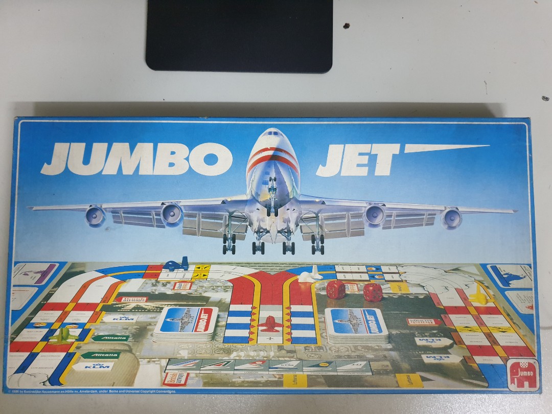 Vintage Jumbo Jet Board Game in Very Good Condition, Hobbies & Toys ...