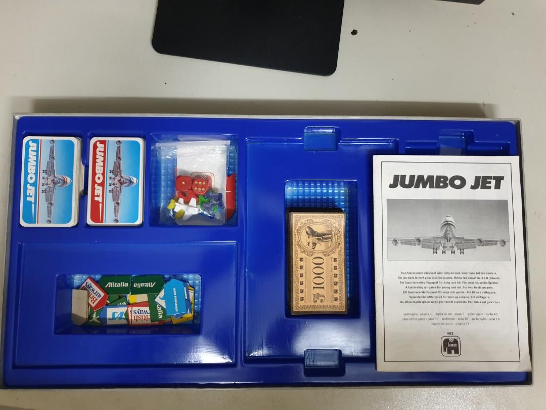 Vintage Jumbo Jet Board Game in Very Good Condition, Hobbies & Toys ...