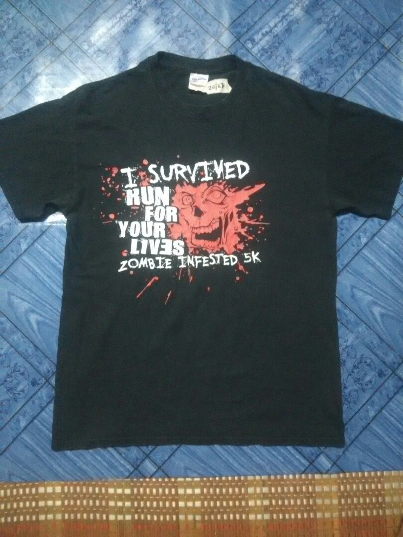 Zombie Infested 5K Run 2012, Men's Fashion, Tops & Sets, Tshirts & Polo ...