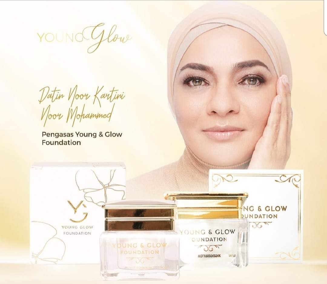 YOUNG & GLOW FOUNDATION, Beauty & Personal Care, Face, Makeup on Carousell