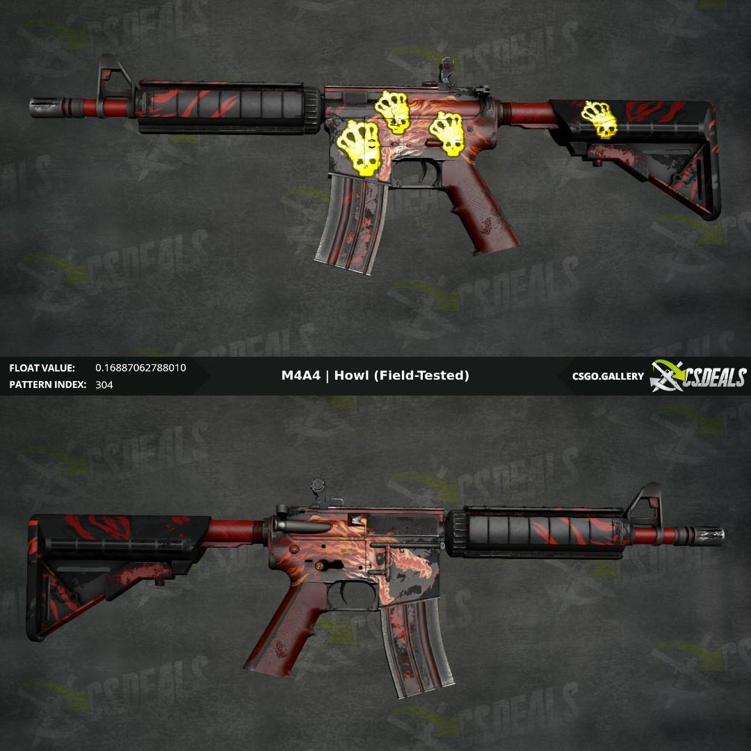 CSGO FT HOWL M4 x4 CROWN HOLO, Video Gaming, Gaming Accessories, Game Gift Cards & Accounts on ...