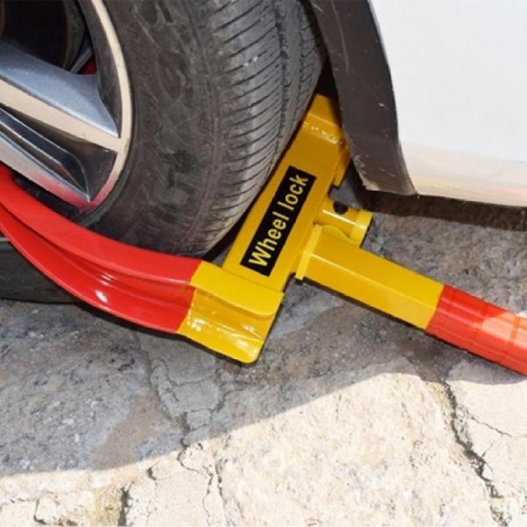 Heavy Duty Wheel Clamp Lock Car Tyre Clamp Tire Lock, Car Accessories ...