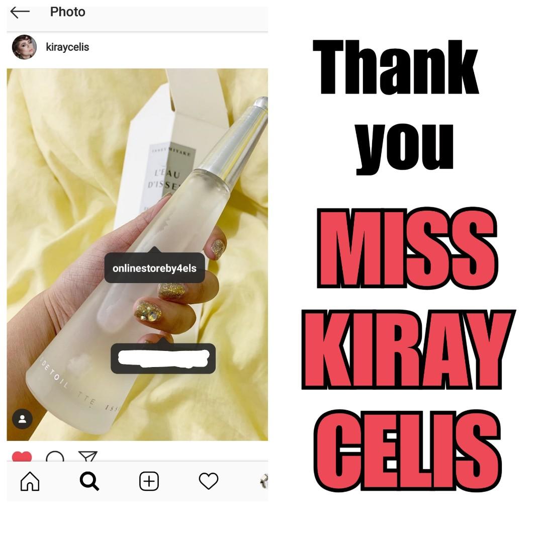 Kiray Celis loves our authentic US tester perfumes, Beauty & Personal ...