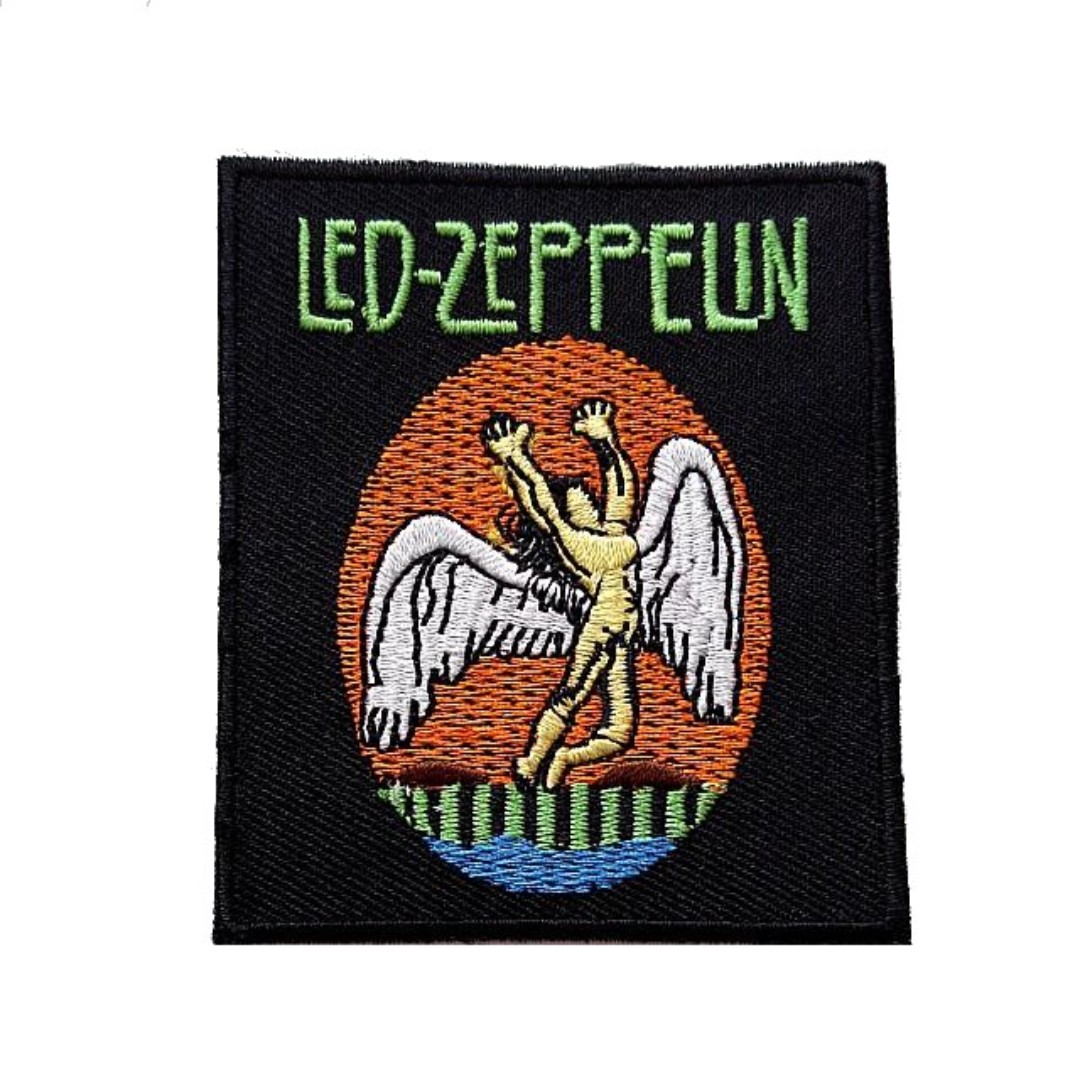 Led Zeppelin Rock Band Vest Iron On Patch, Hobbies & Toys, Music ...
