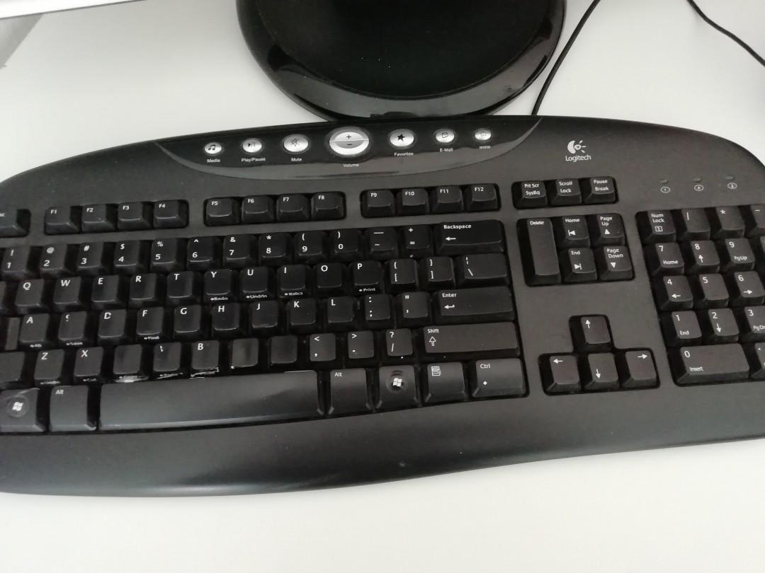 Logitech desktop keyboard, Computers & Tech, Parts & Accessories ...