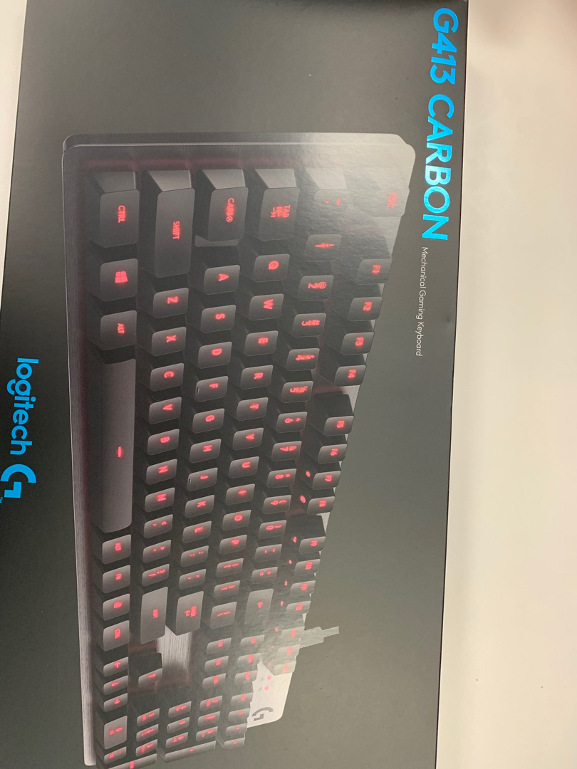 Logitech G413 Carbon 電競鍵盤, 電腦＆科技, 電腦周邊及配件, 電腦鍵盤及相關產品 - Carousell