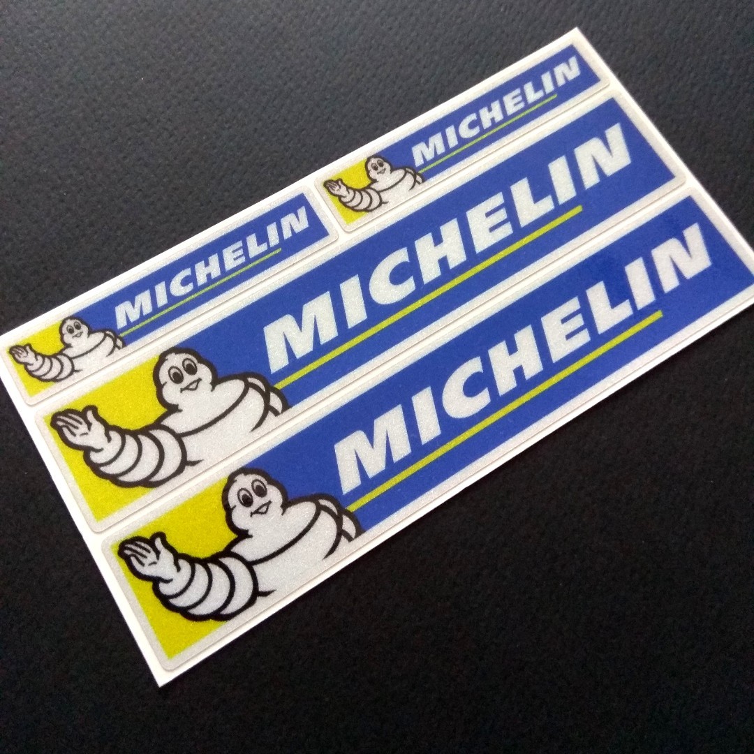 Michelin Tyre Logo 3M Reflective Sticker Decal Weatherproof ...