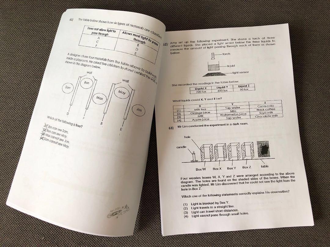 P4 Science 1200 MCQ Exam Papers (6 Topics), Hobbies & Toys, Books ...