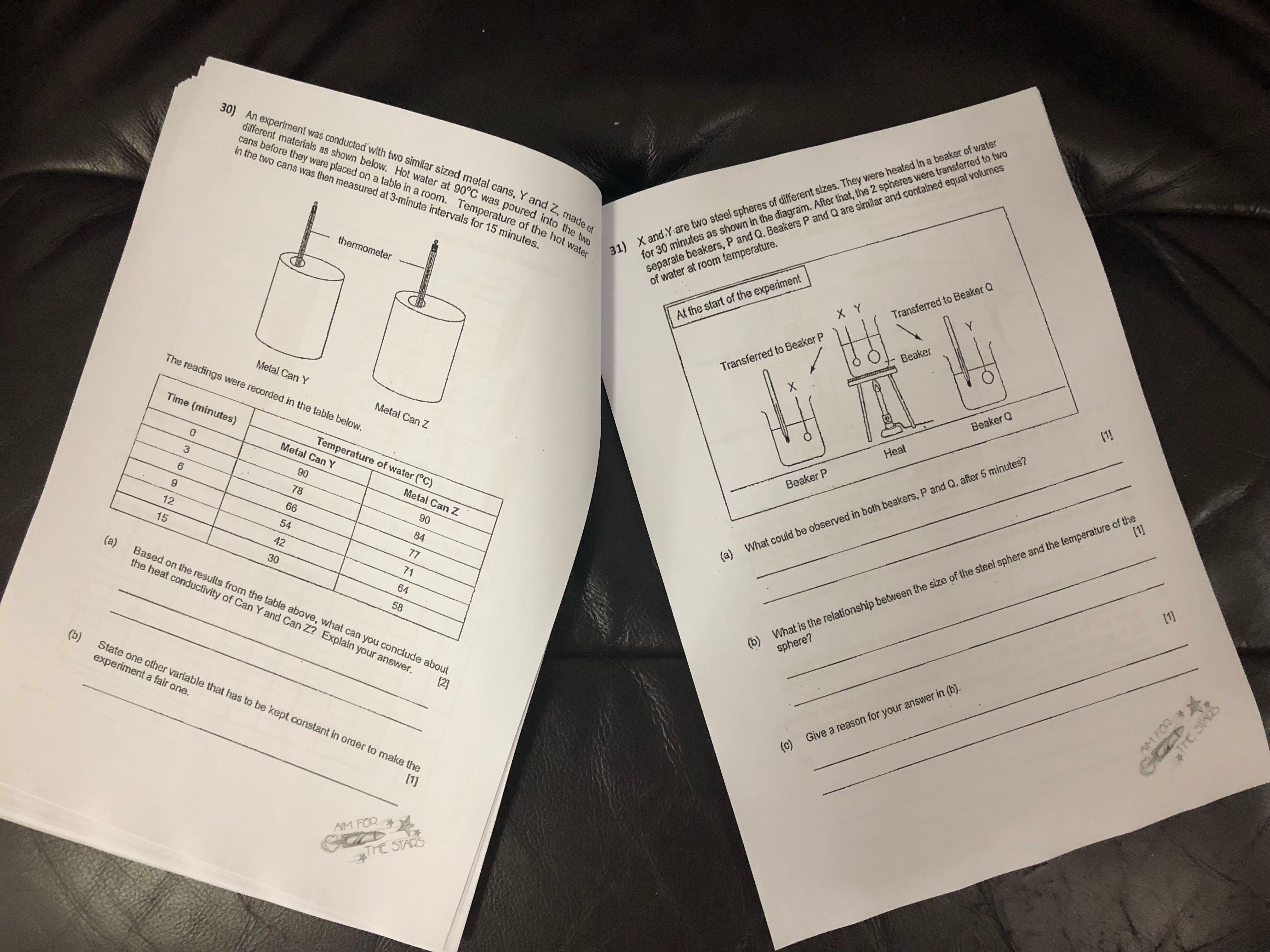 P5 Science 500 OEQ Exam Papers (5 Topics), Books & Stationery ...