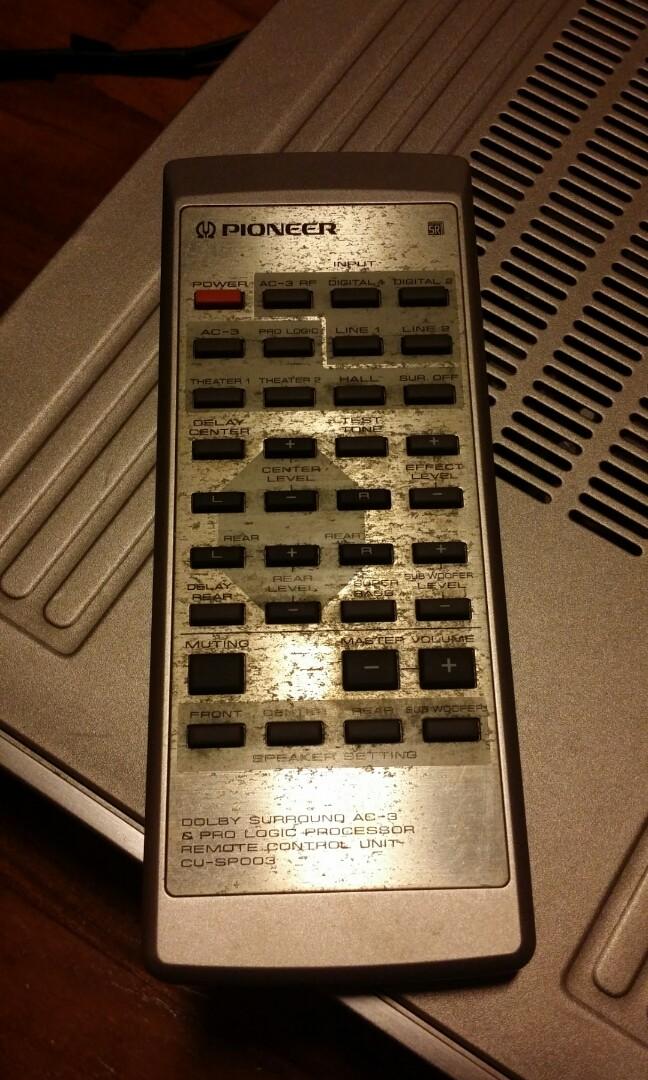 Pioneer SP-D07 pre-amp Dolby ac-3 processor, Audio, Other Audio Equipment on Carousell