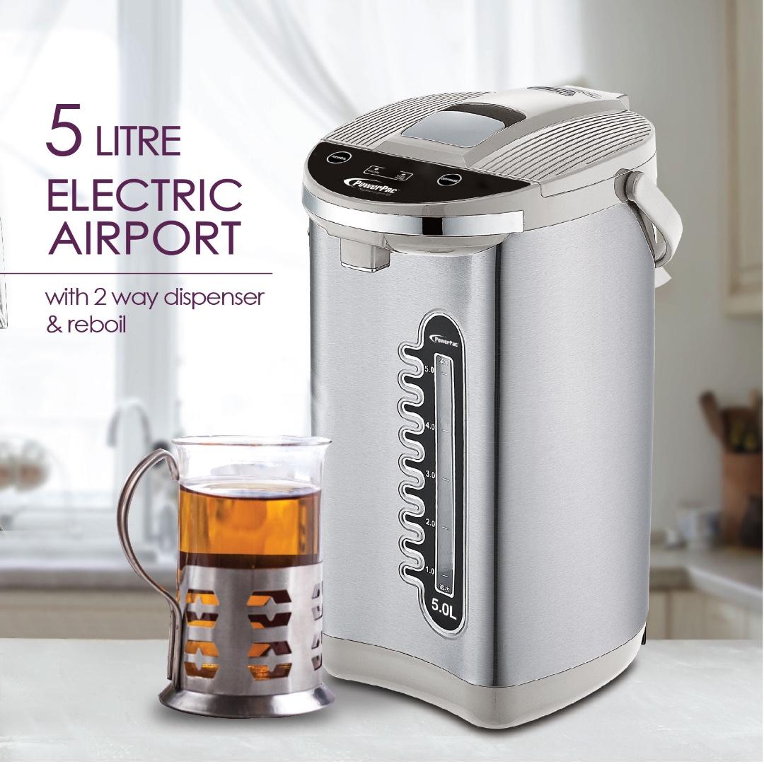 PowerPac 5L Electric Airpot with 2-way Dispenser and Reboil (PPA70/5 ...