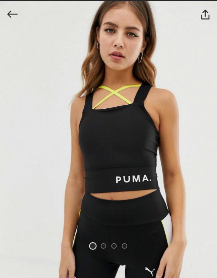Puma crop top, Women's Fashion, Tops, Sleeveless on Carousell