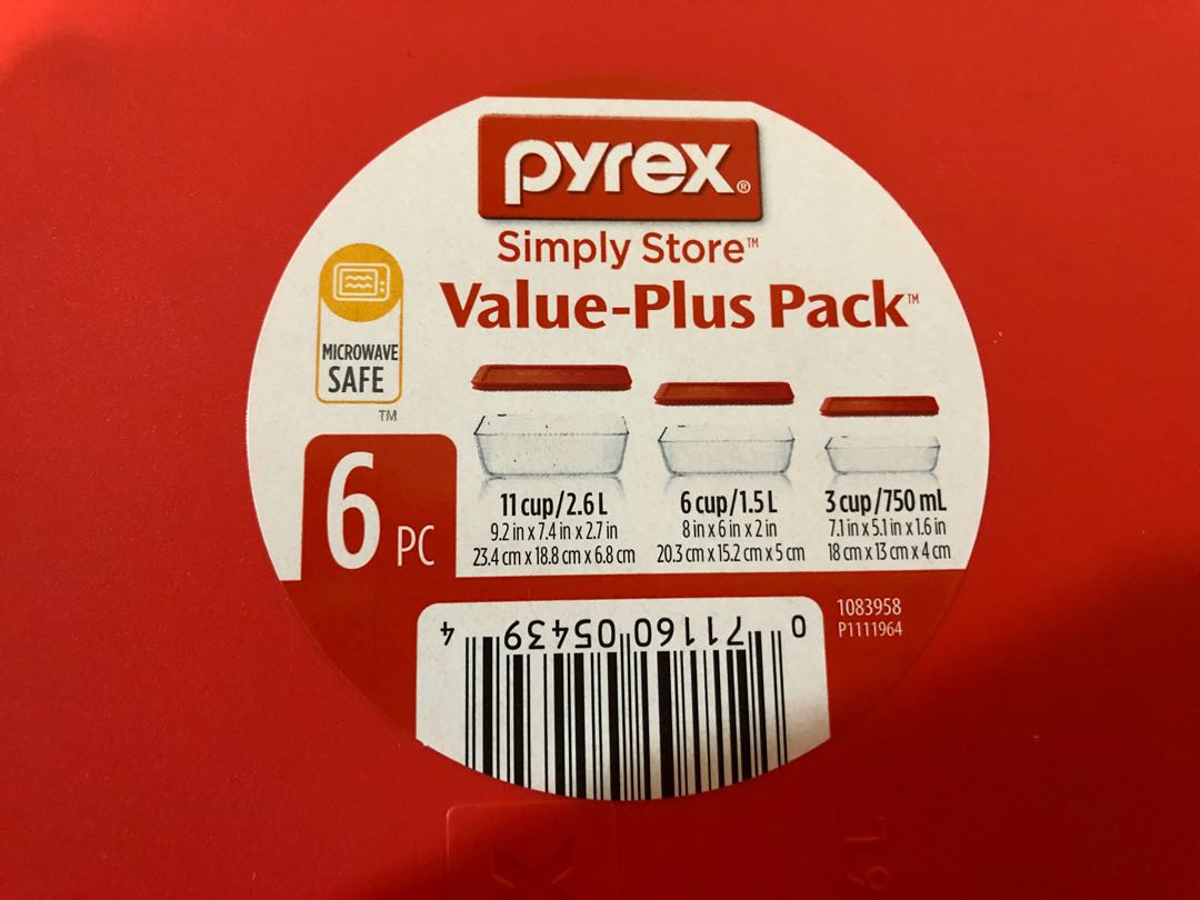 Rectangular Pyrex Set, Furniture & Home Living, Kitchenware & Tableware ...