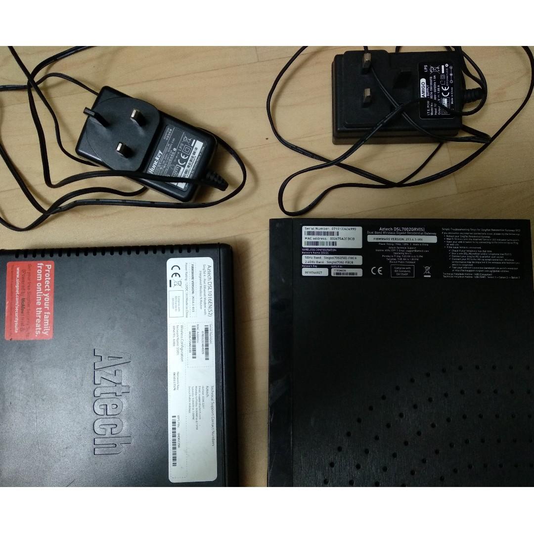 Singtel Aztech Router, Electronics, Others on Carousell