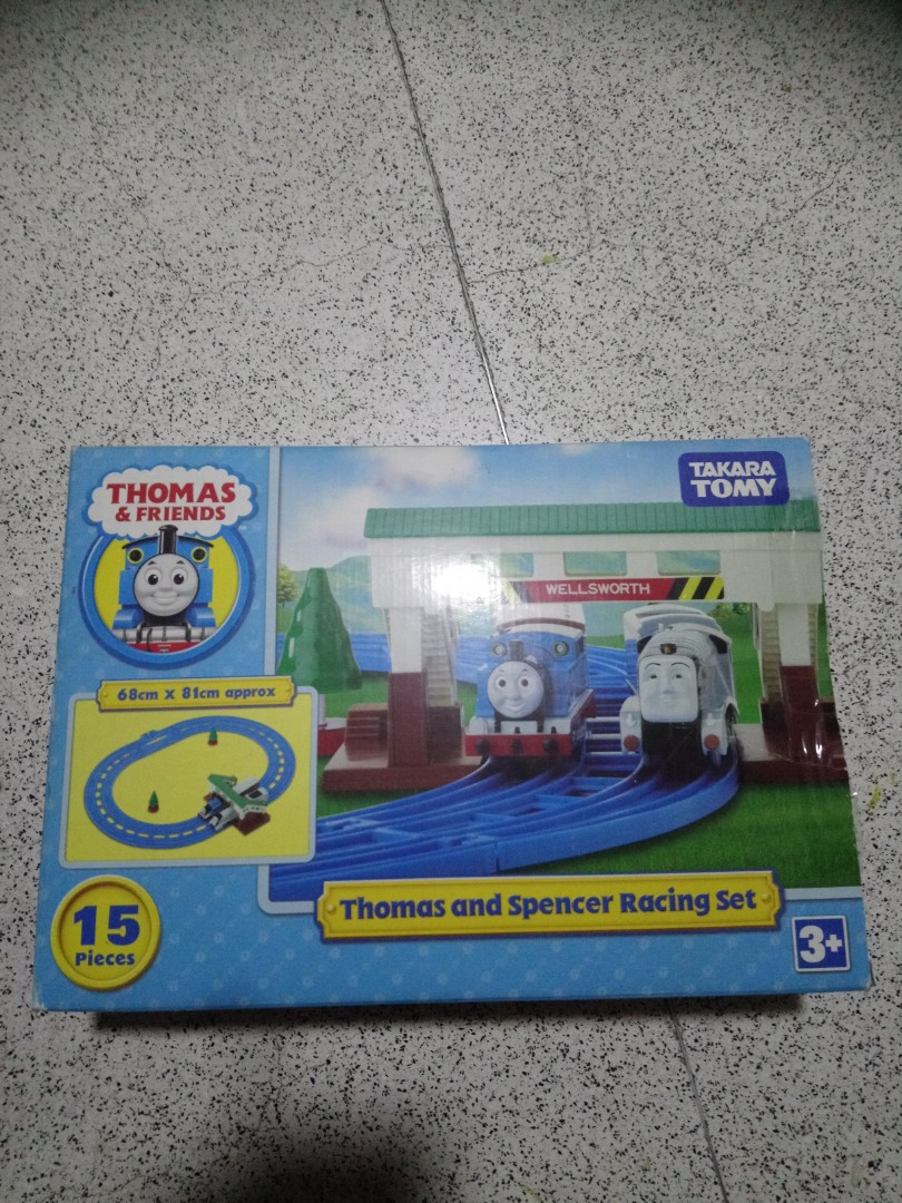 Takara Tomy Thomas & Spencer Racing Set, Hobbies & Toys, Toys & Games ...