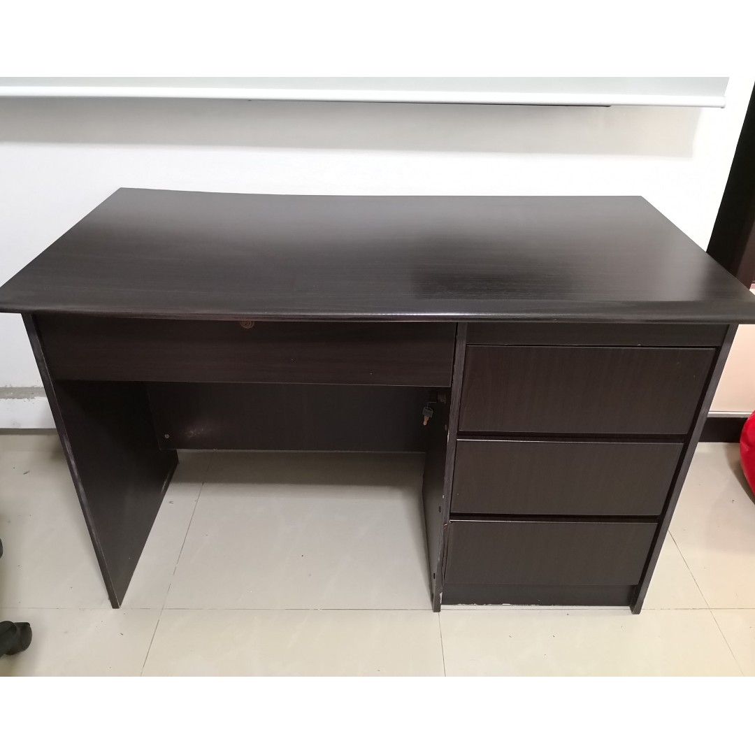 Study Table (Solid Wood), Furniture & Home Living, Furniture, Tables ...
