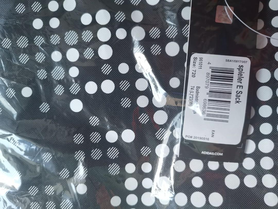 Adidas badminton bag, Sports Equipment, Sports & Games, Racket & Ball ...