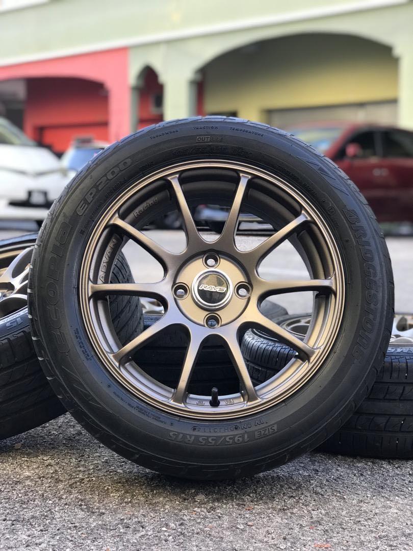 ADVAN RACING 15 INCI, Auto Accessories on Carousell